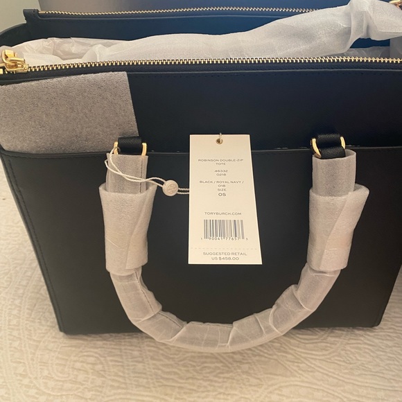 Tory Burch Robinson Bag | Bags | Doublezip Tote With Rolled Top Handles ...